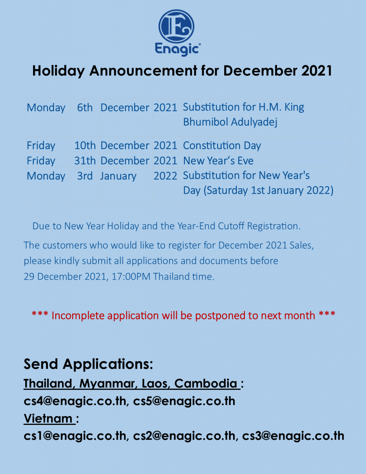 Enagic® Thailand – Enagic Official Thailand Branch