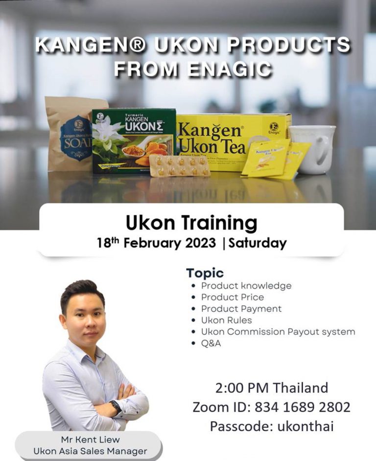 Ukon Training (Thailand) – Enagic® Thailand