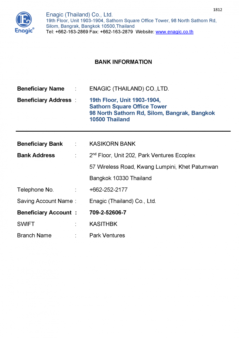 Enagic® Thailand – Enagic Official Thailand Branch