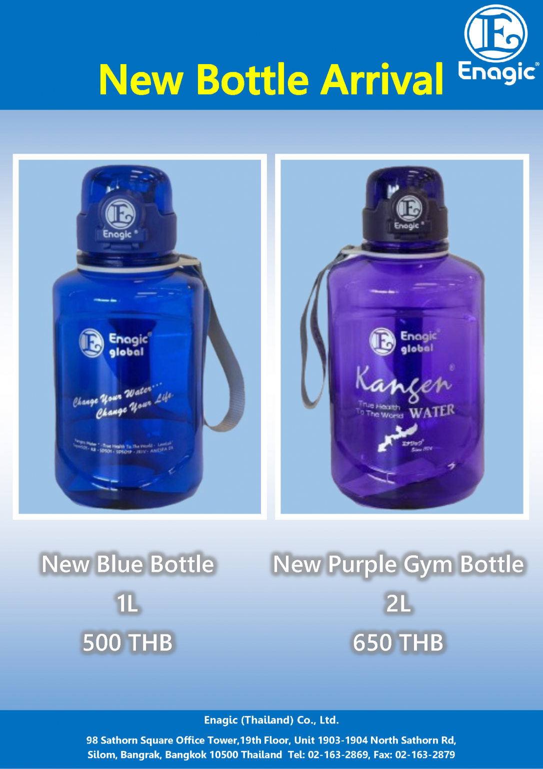New Bottle Arrival – Enagic® Thailand